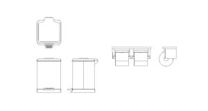 トイレ備品・トイレ小物 CADデータ｜全9種類 | CAD素材.com
