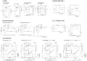 トイレ平面詳細図 CADデータ｜全15種類 | CAD素材.com