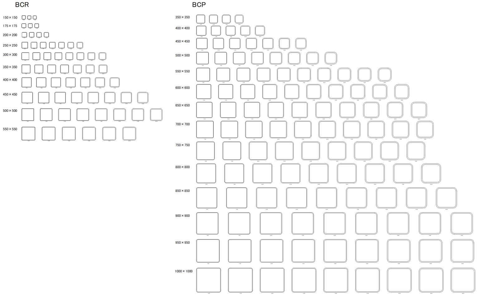 BCR/BCP CADデータ｜全サイズ | CAD素材.com
